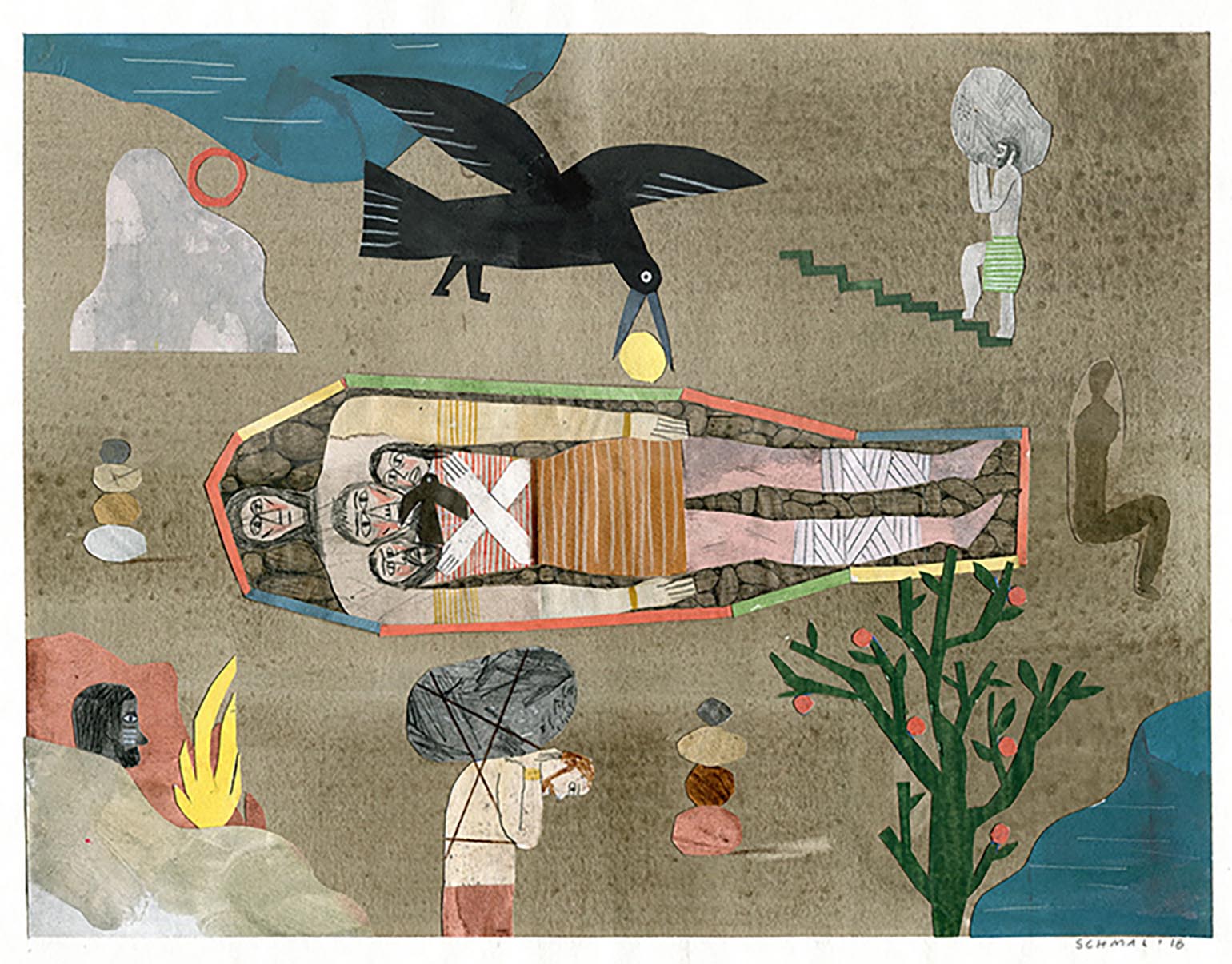 Cristóbal Schmal cuts and pastes ancient Andean stories into his ...