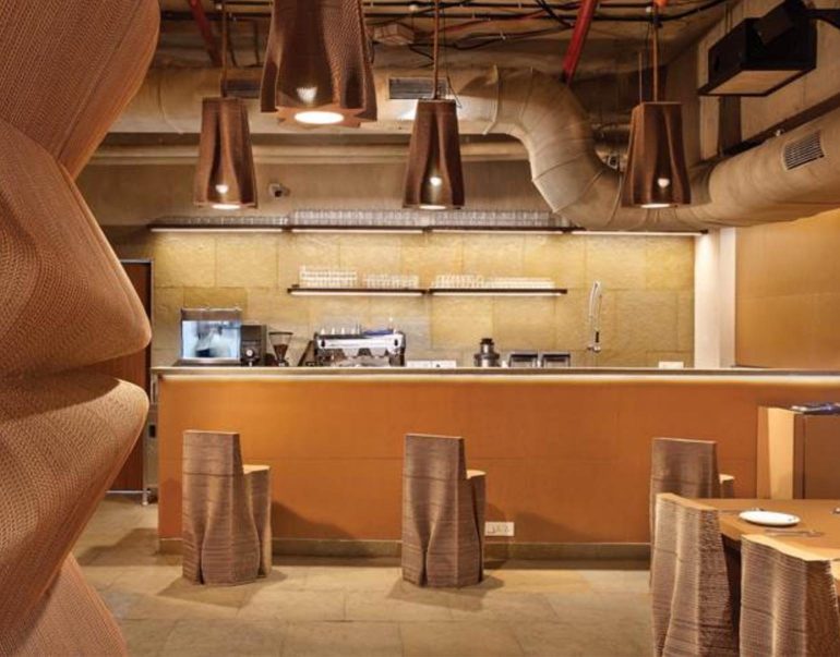 Cardboard Cafe - Behind The Scenes - Designyatra