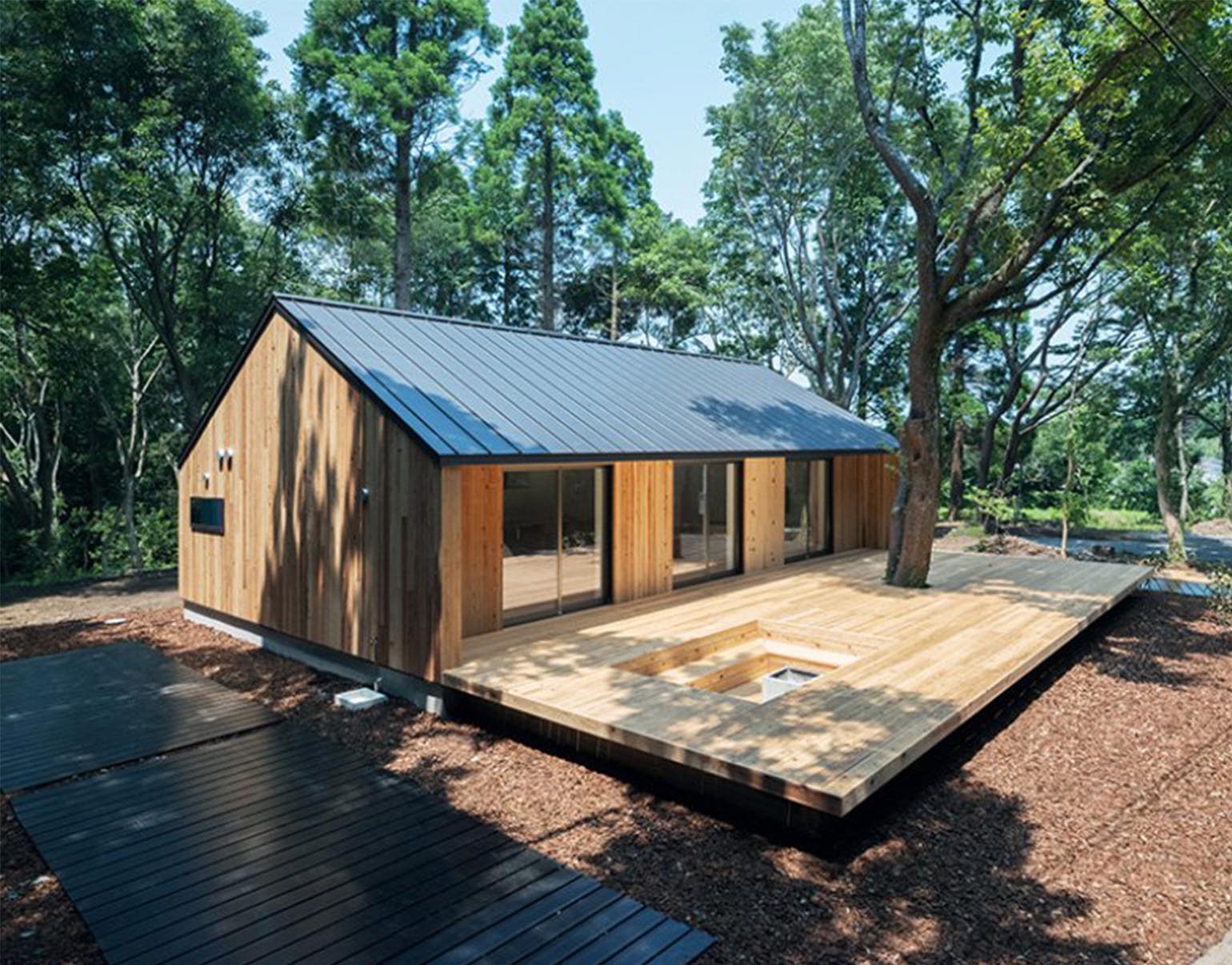 MUJI's 'plain house' is a single-storey timber dwelling for diverse ...