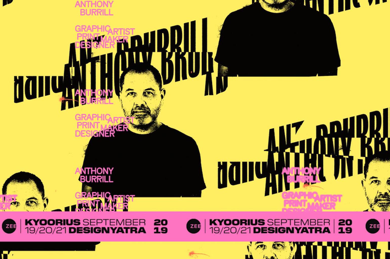 Anthony Burrill at Kyoorius Designyatra 2019 - Designyatra